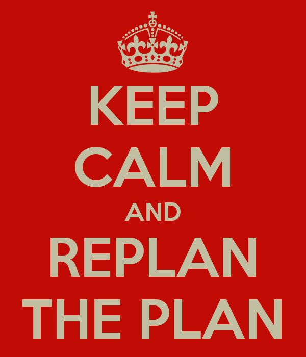 Plan to Replan - Organize Tasks to Achieve your Goals