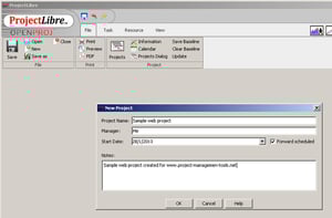 ProjectLibre Tutorial Part 1: Creating Your First Project