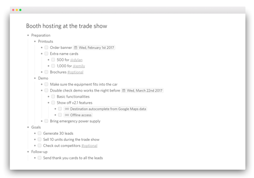 Top Workflowy Alternatives