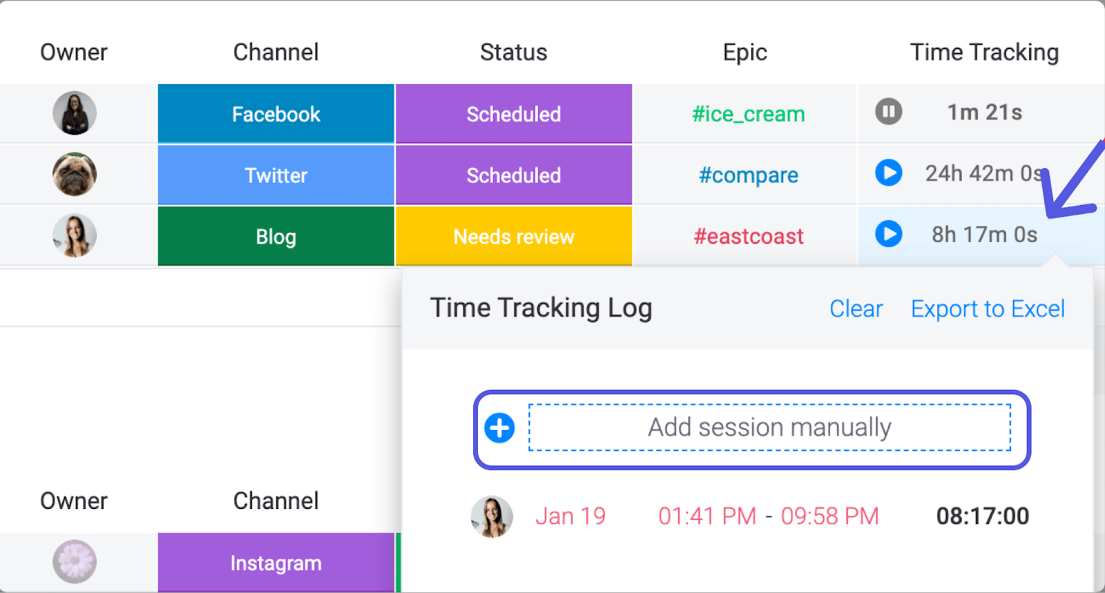 monday.com Time Tracking Integrations | Project-Management